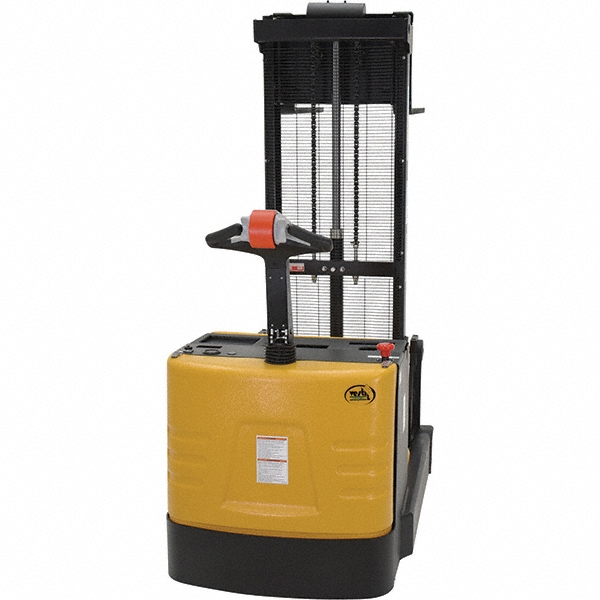 Vestil - 1,100 Lb Capacity, 62" Lift Height, Battery Operated Stacker ...
