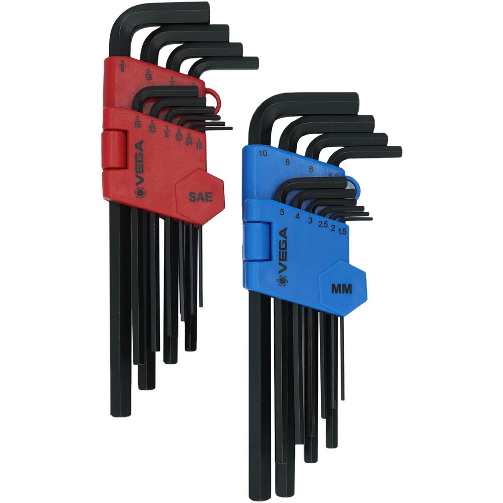 VEGA Industries - Hex Key Sets: Tool Type: L-Key; Handle Type: Folded ...