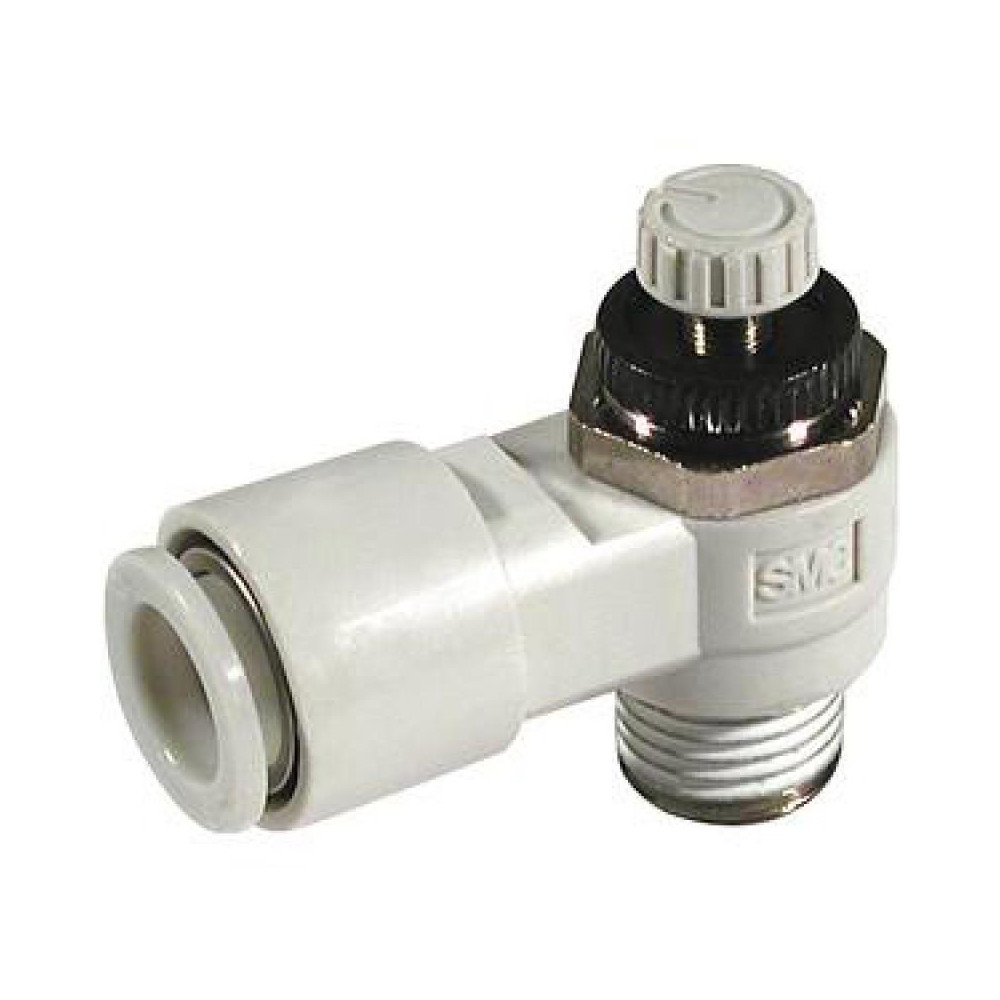 SMC PNEUMATICS - Air Flow Control Valve: Speed and Flow Control Valve, NPT x Tube | MSC Direct