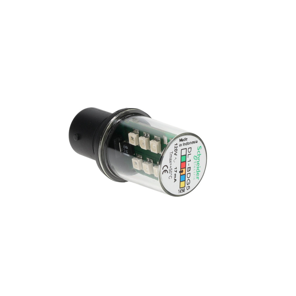 Schneider Electric - Orange, Visible Signal Replacement LED Bulb | MSC ...