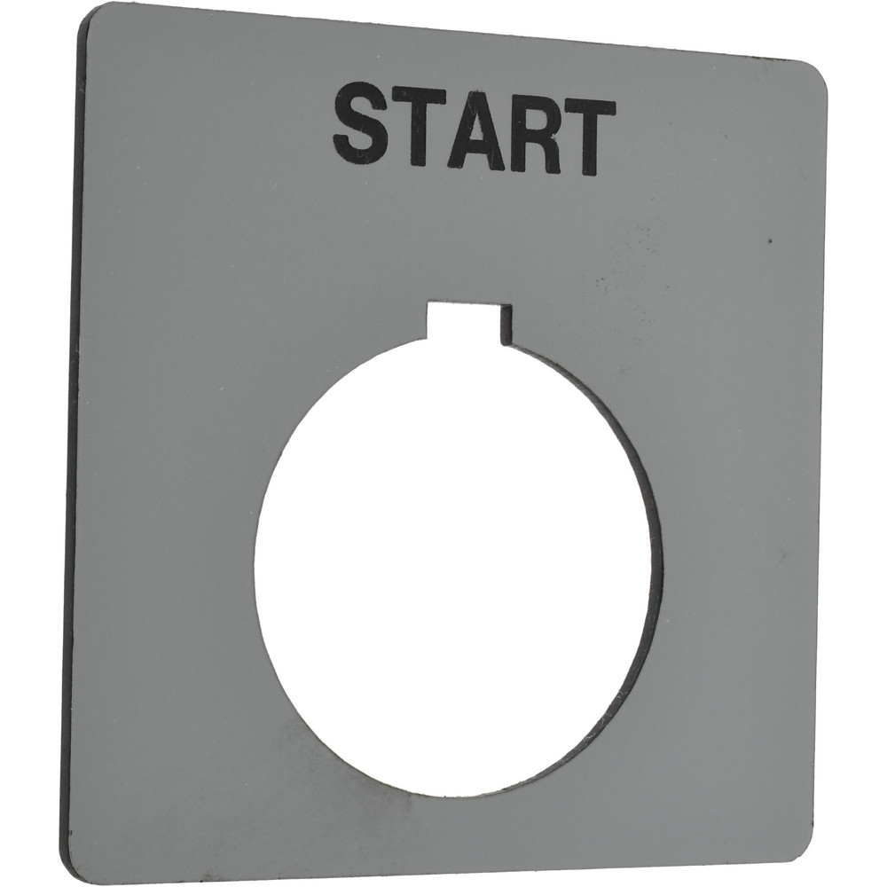 Schneider Electric - Square, Plastic Legend Plate - Start | MSC Direct