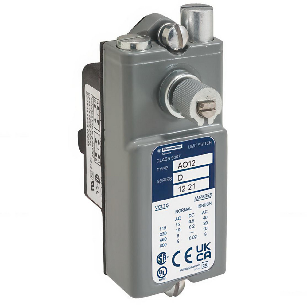 Square D - General Purpose Limit Switch: SPDT, NC, Rotary Head, Side ...