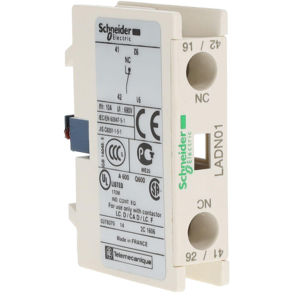 Schneider Electric - Contactor Auxiliary Contact Block | MSC Direct
