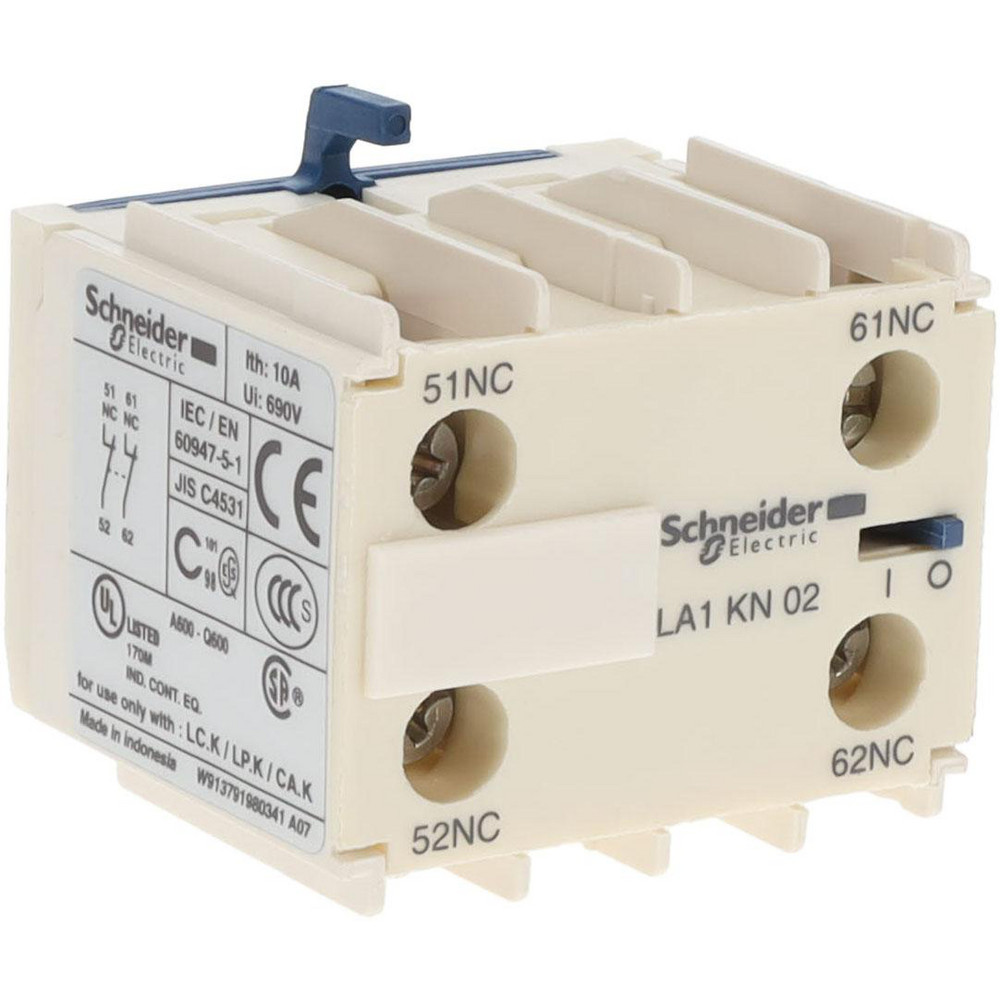 Schneider Electric - Contactor Auxiliary Contact Block | MSC Direct