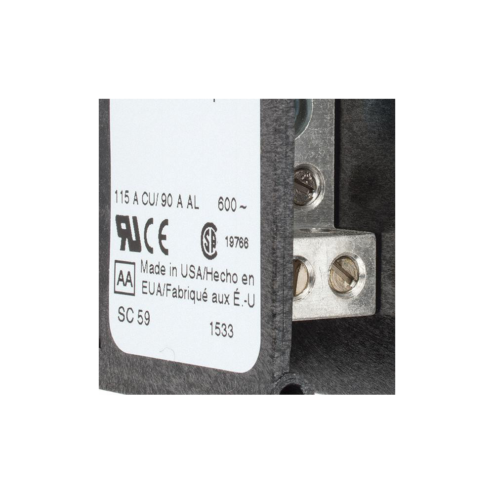 Square D - 1 Pole, 115 (Copper), 90 (Aluminium) Amp, Thermoplastic ...