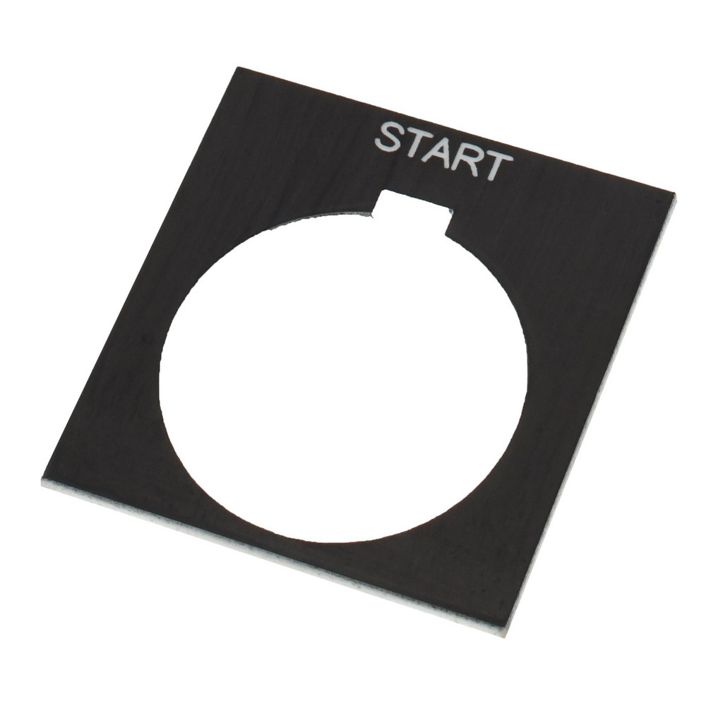 Schneider Electric - Square, Plastic Legend Plate - Start | MSC Direct