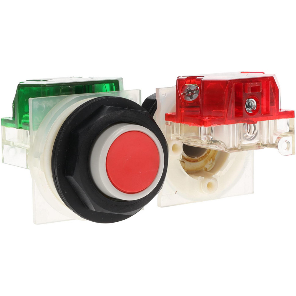 Schneider Electric - Push-Button Switch: 30 mm Mounting Hole Dia ...
