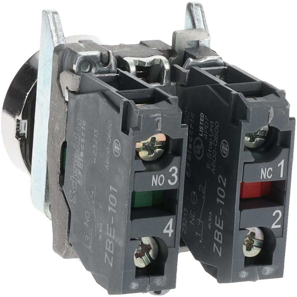 Schneider Electric - Push-Button Switch: 22 mm Mounting Hole Dia ...