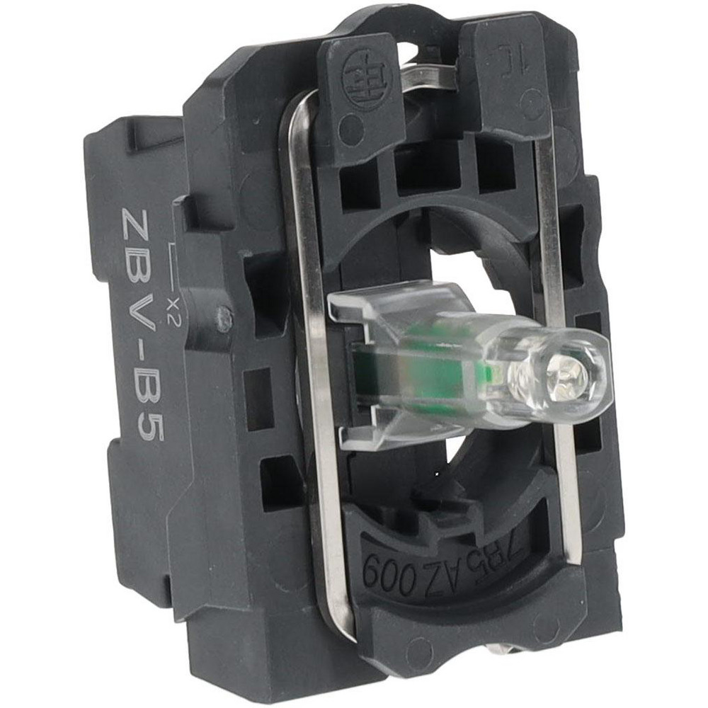 Schneider Electric - 24 VAC/VDC at 50/60 Hz Orange Lens LED Indicating ...