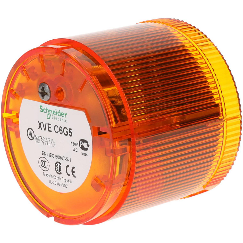 Schneider Electric - Flashing Light: Orange, Base Mount, 120VAC | MSC ...