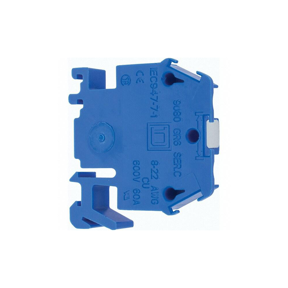Square D - 600 VAC, 60 Amp, -40 to 275°F, DIN Rail Mount, Nylon ...