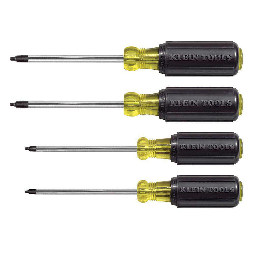 Klein Tools - Screwdriver Set: 4 Pc, Square Recess | MSC Direct