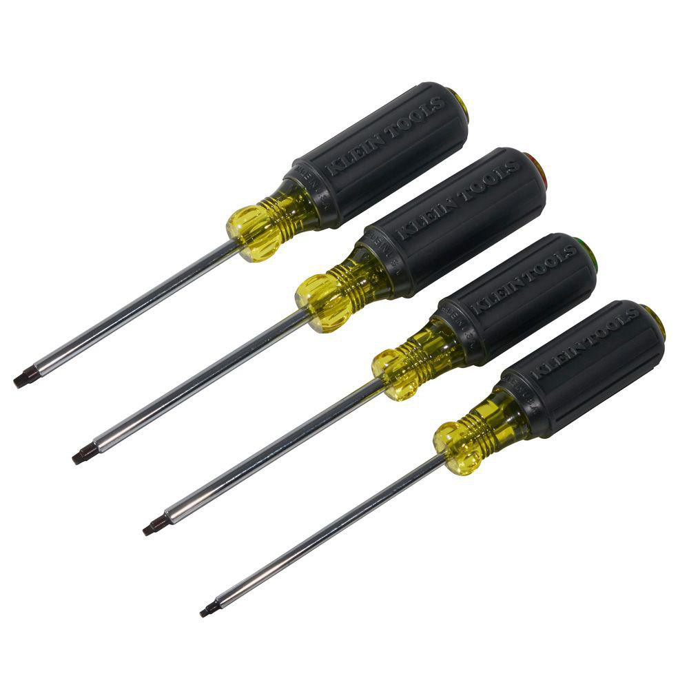 Klein Tools - Screwdriver Set: 4 Pc, Square Recess | MSC Direct