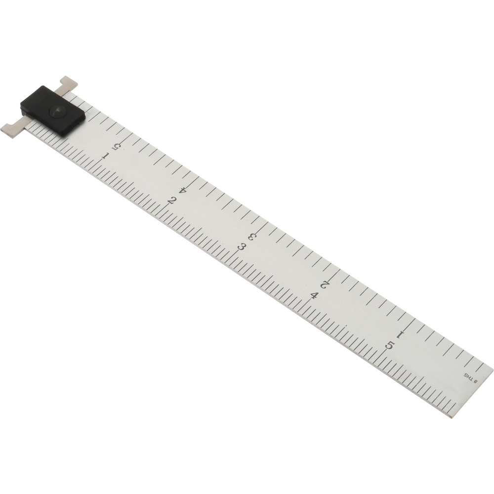 SPI - Steel Rule: 6" OAL, 4R Graduation, 3/4" OAW | MSC Direct