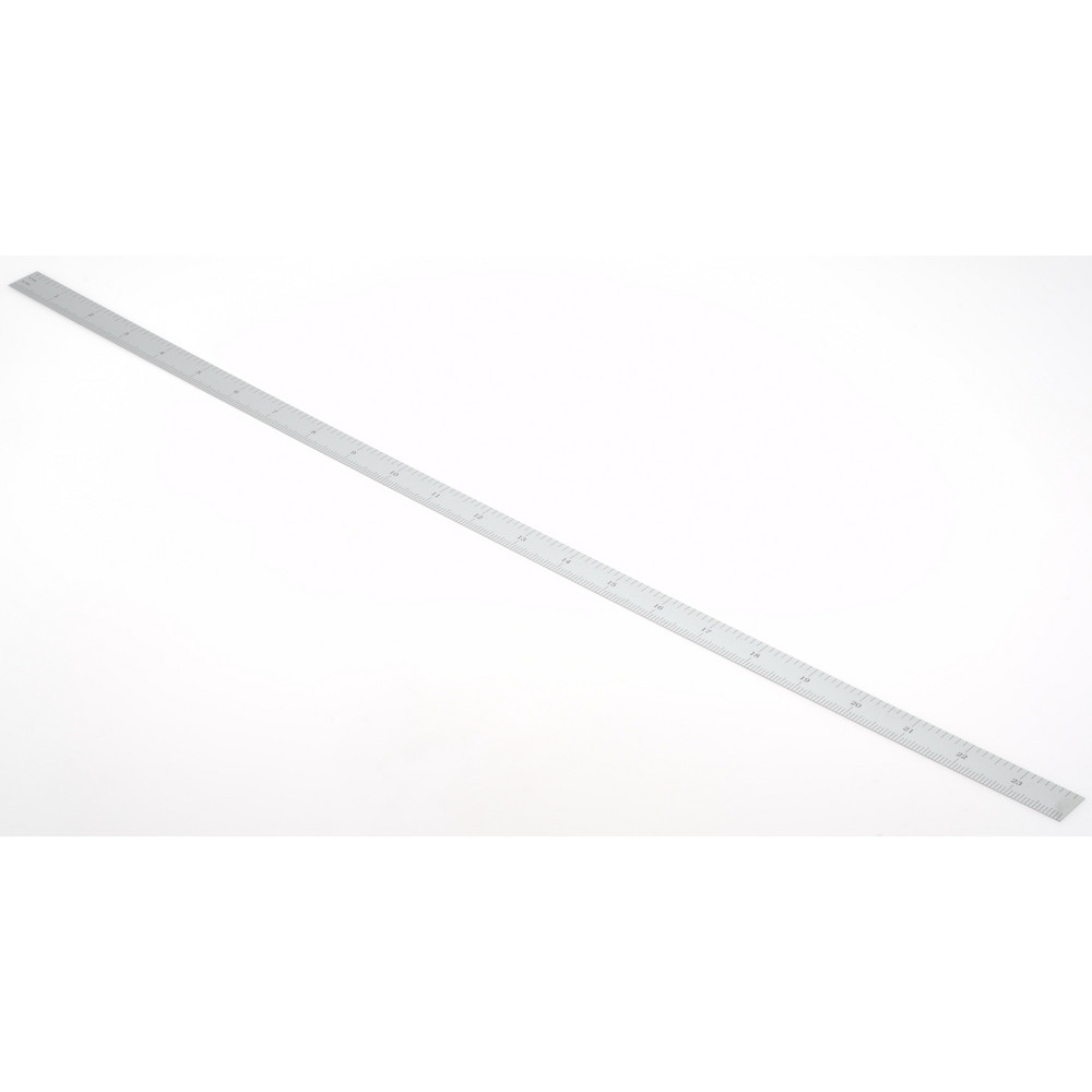 SPI - Steel Rule: 24" OAL, 4R Graduation, Flexible, 3/4" OAW | MSC Direct