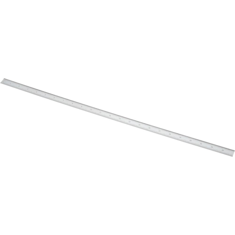 SPI - Steel Rule: 24" OAL, 16R Graduation, Flexible, 3/4" OAW | MSC Direct