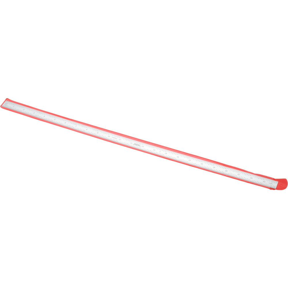 SPI - Steel Rule: 24" OAL, 16R Graduation, Flexible, 3/4" OAW | MSC Direct