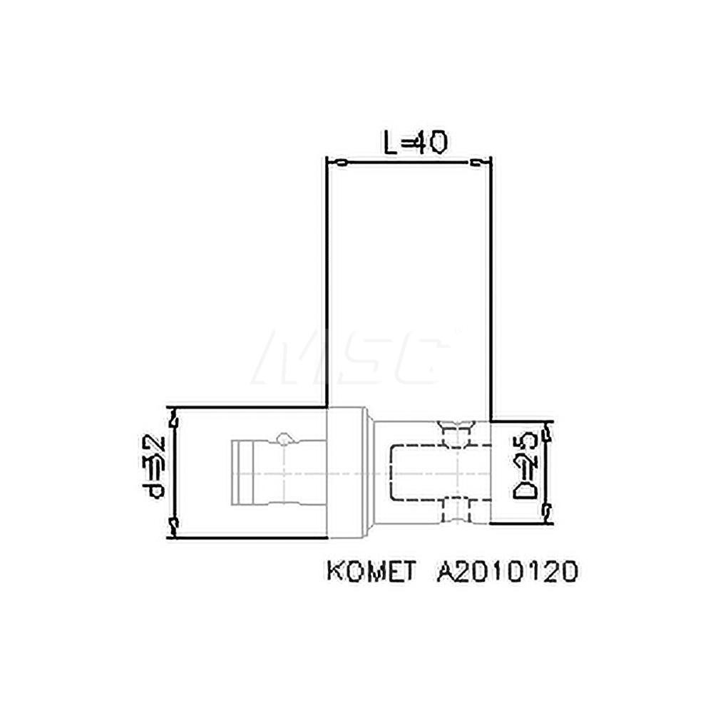 Komet - Modular Tool Holding System Adapter: | MSC Direct