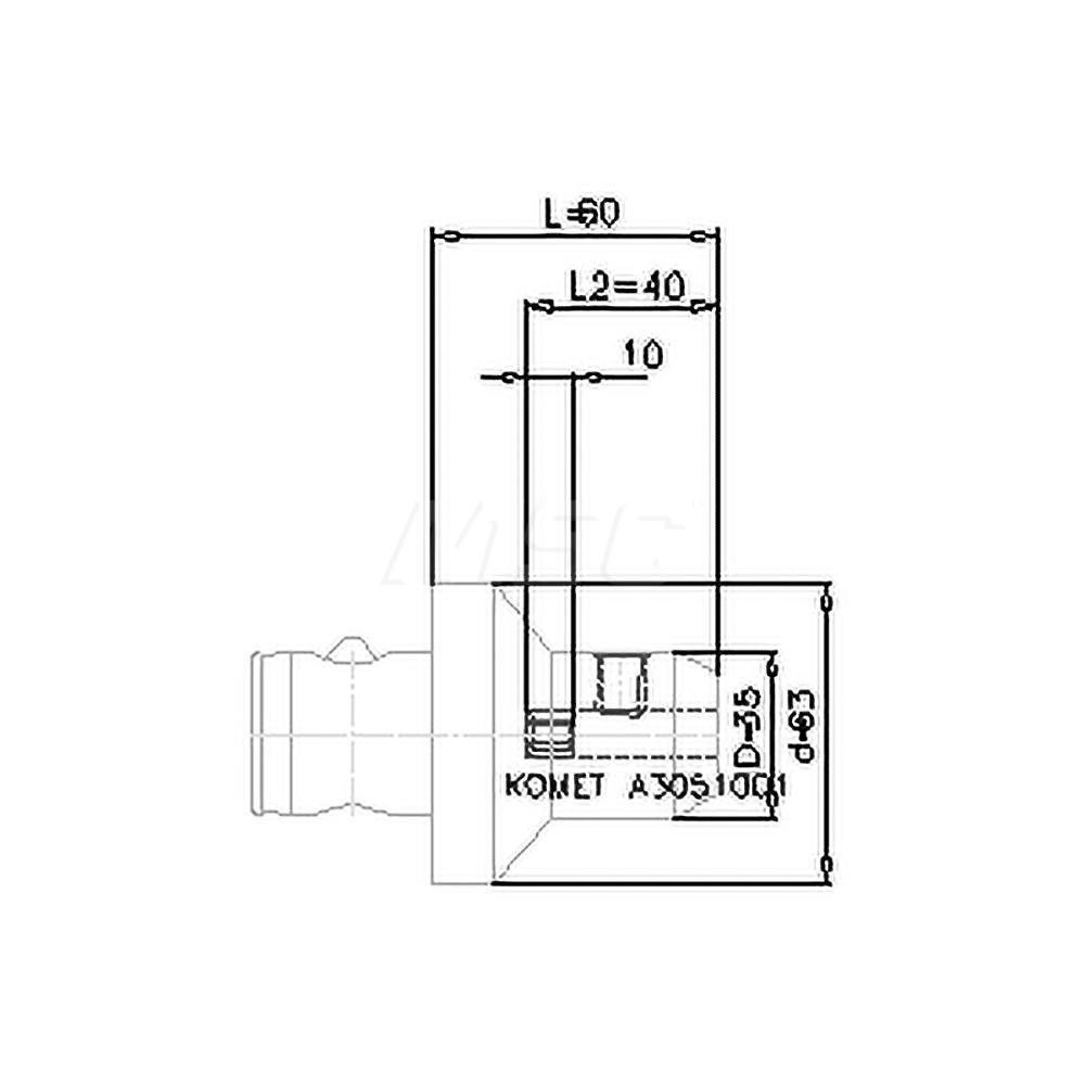 Komet - Modular Tool Holding System Adapter: | MSC Direct