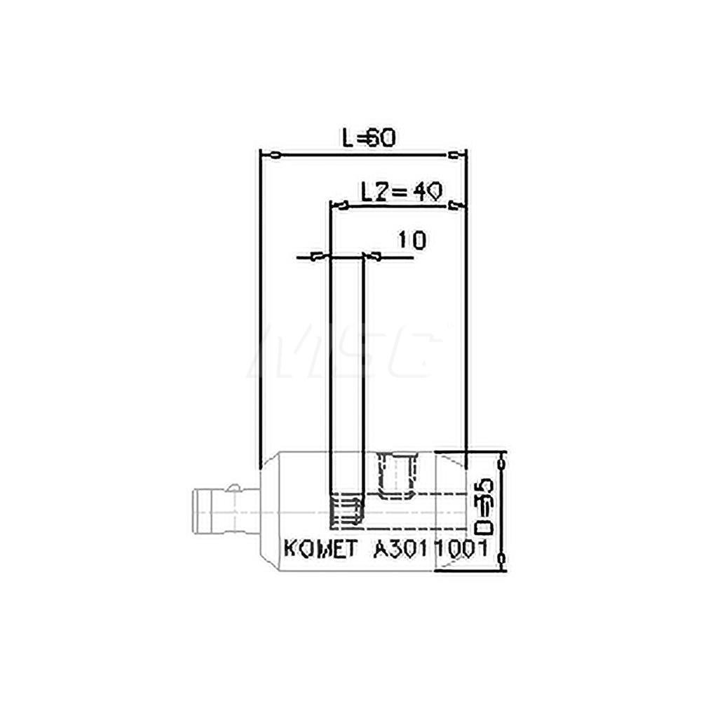 Komet - Modular Tool Holding System Adapter: | MSC Direct
