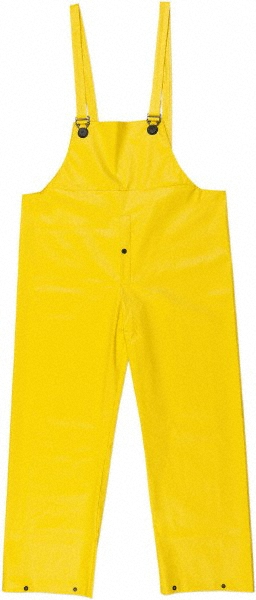 MCR Safety - Rain Bib Overalls: Size Large, Nylon | MSC Direct
