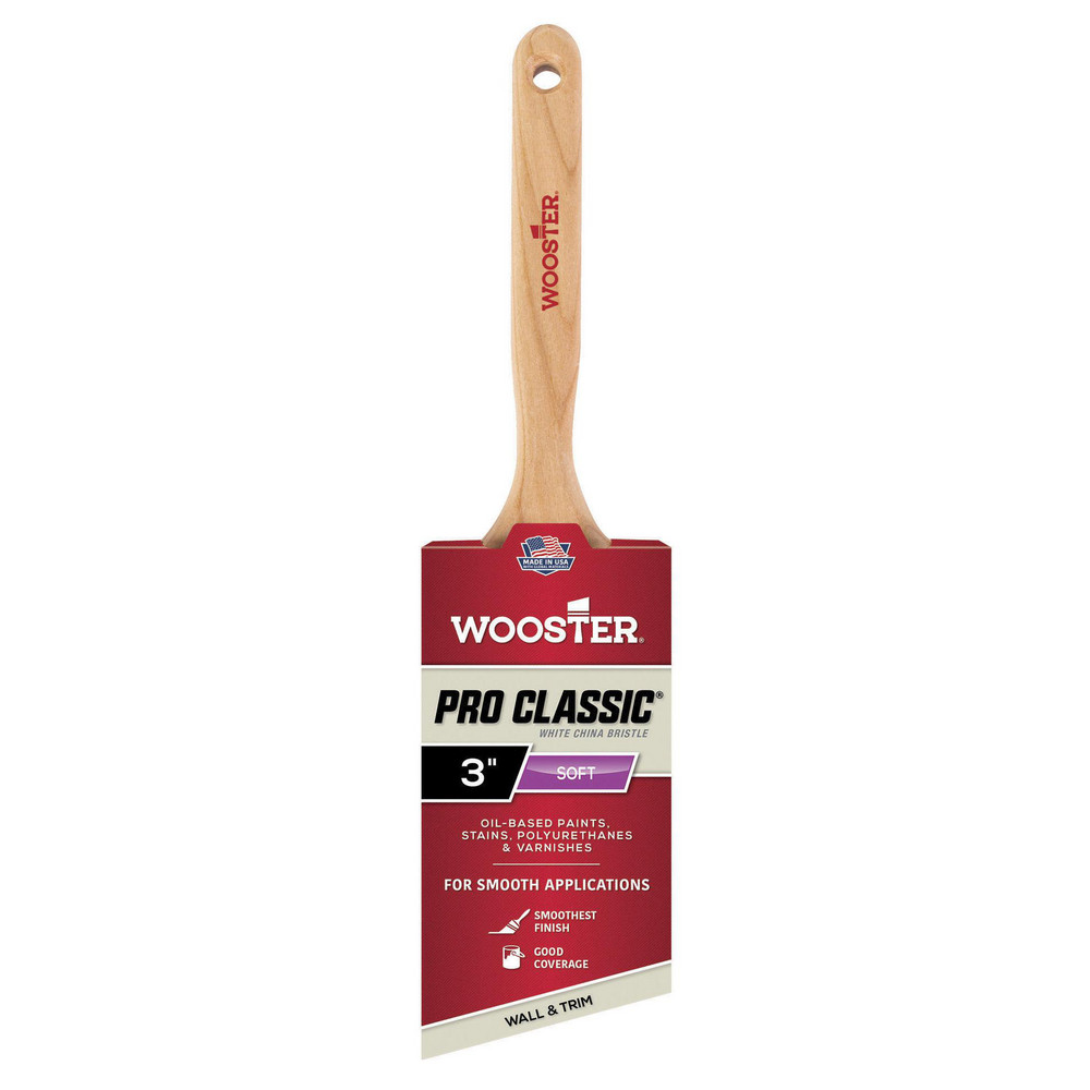 Wooster Brush - Paint Brush: 3" Wide, Hog | MSC Direct