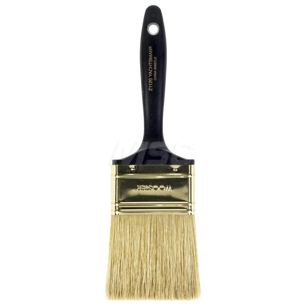 Wooster Brush - Paint Brush: 2-1/2" Wide, Hog, Natural Bristle | MSC Direct