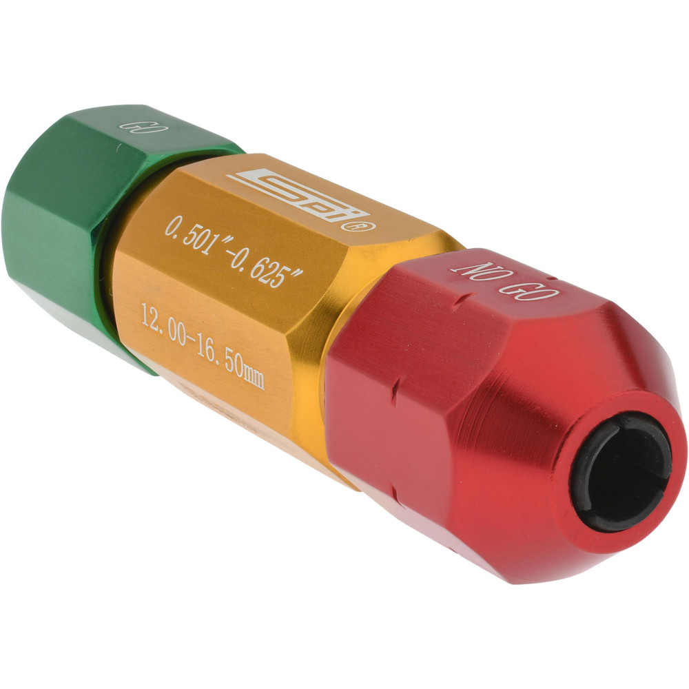 SPI - 0.501 to 0.625" Ring Dia Range, M3 Handle Size, Aluminum, Pin ...