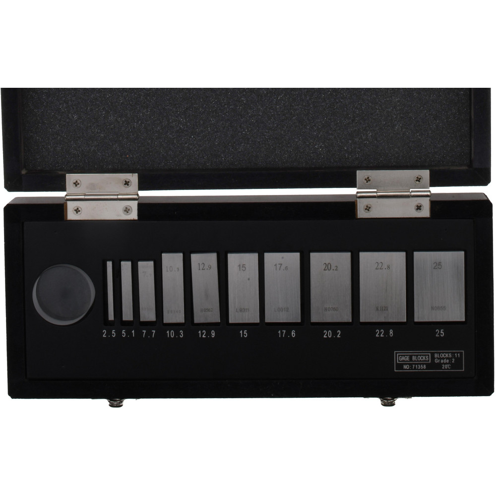 SPI - Gage Block Set: 10 Pc, AS-2 Grade, Steel | MSC Direct