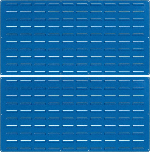 Triton Products - 48" Wide x 24" High, Blue Louvered Bin Panel ...