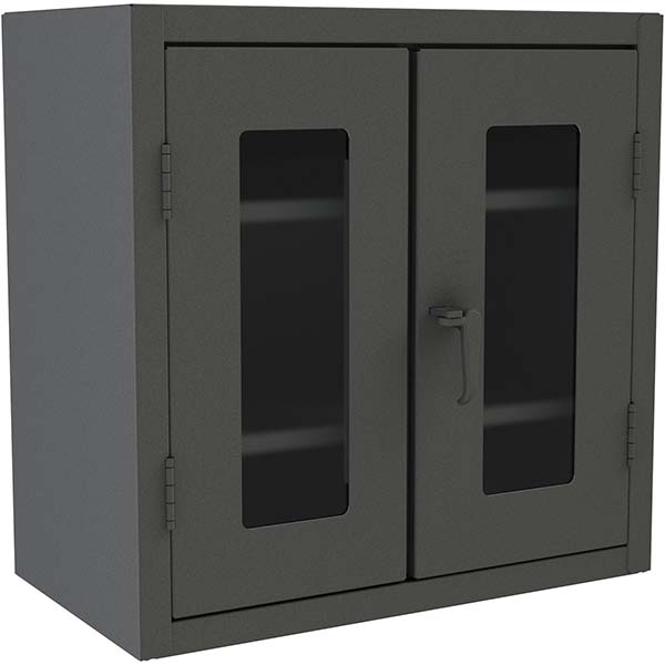 Durham - Steel Visible & Shelf Cabinet: 36" Wide, 20" Deep, 36" High ...