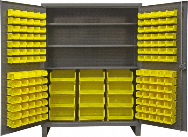 Durham - 3 Shelf 156 Bin Storage Cabinet - 69956506 - MSC Industrial Supply