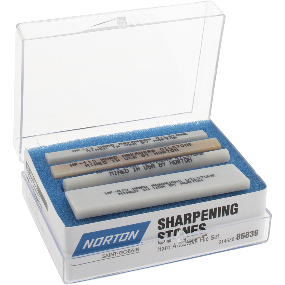 Norton - 4 Piece Novaculite Stone Kit | MSC Direct