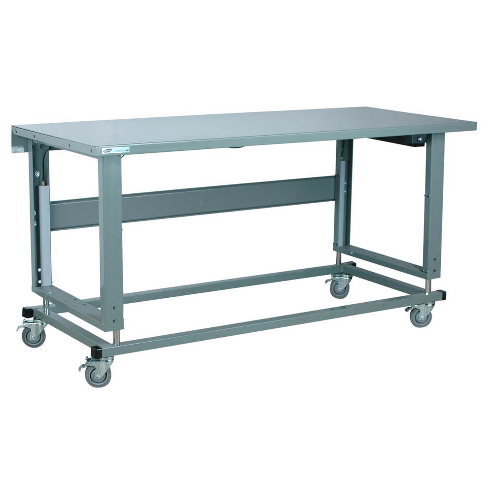 Stackbin - Mobile Work Benches; Type: Steel; Bench Type: Mobile Workbench; Edge Type: Formed ...
