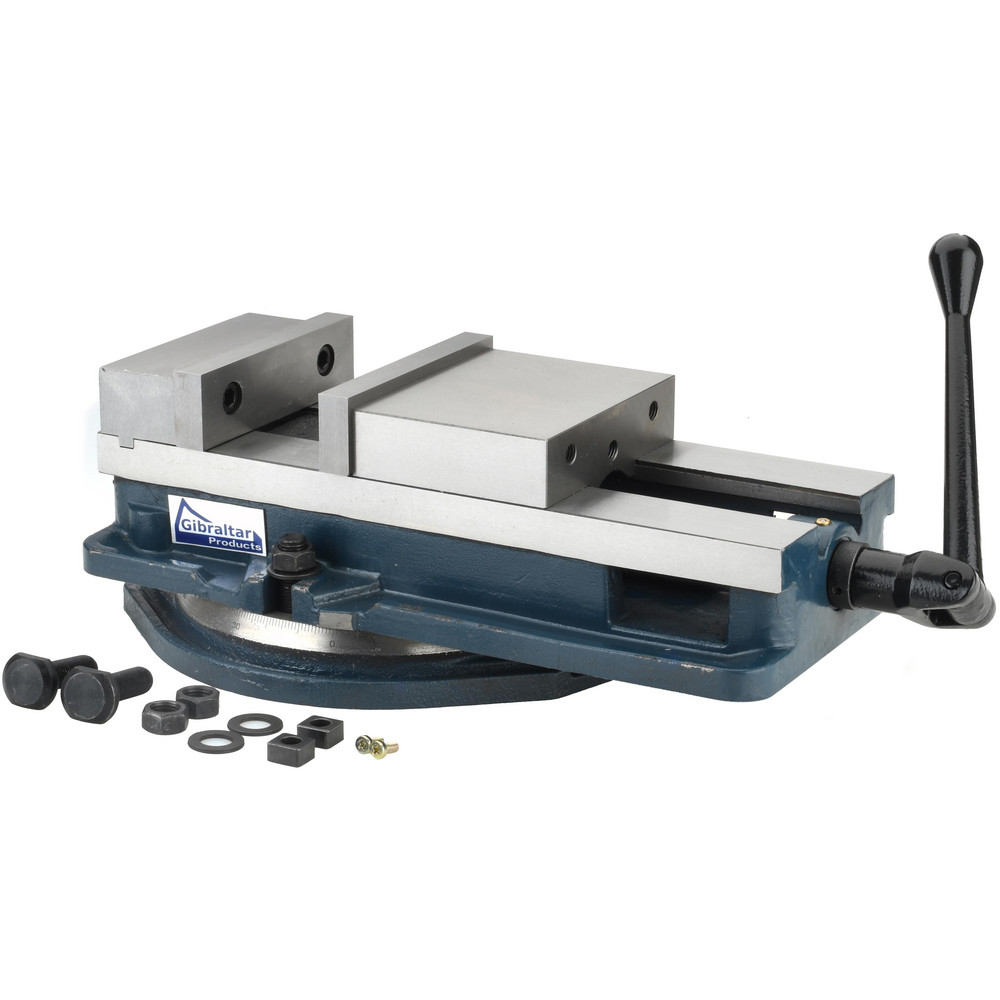 Gibraltar - Machine Vise: 6" Jaw Width, Horizontal, Swivel Base | MSC ...