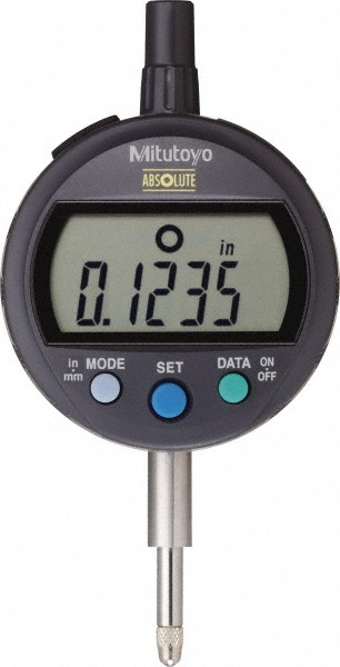 Mitutoyo - LCD Electronic Drop Indicator: 1/2" Max, 0.001000" Accuracy ...