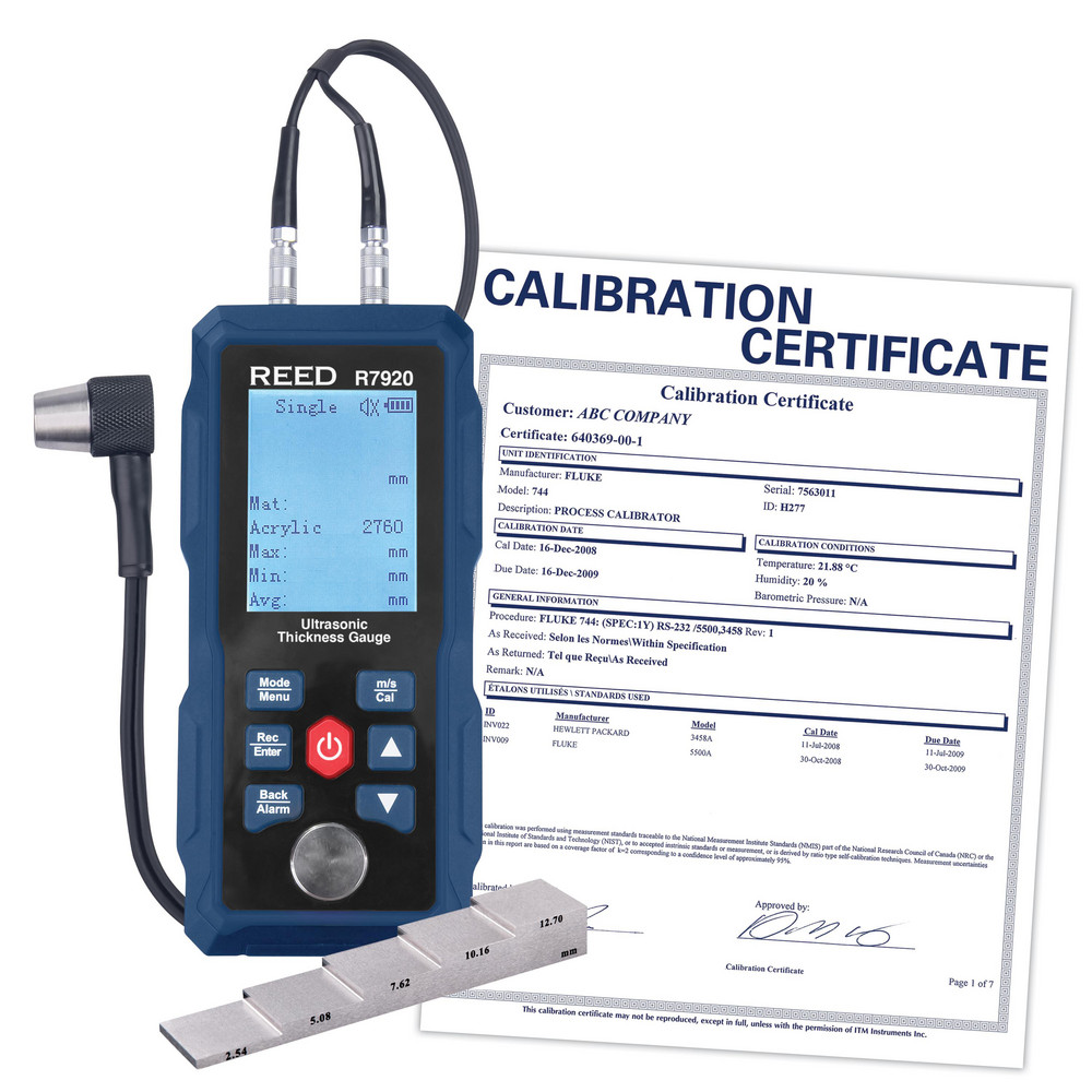 REED Instruments - Electronic Thickness Gages: Minimum Measurement ...