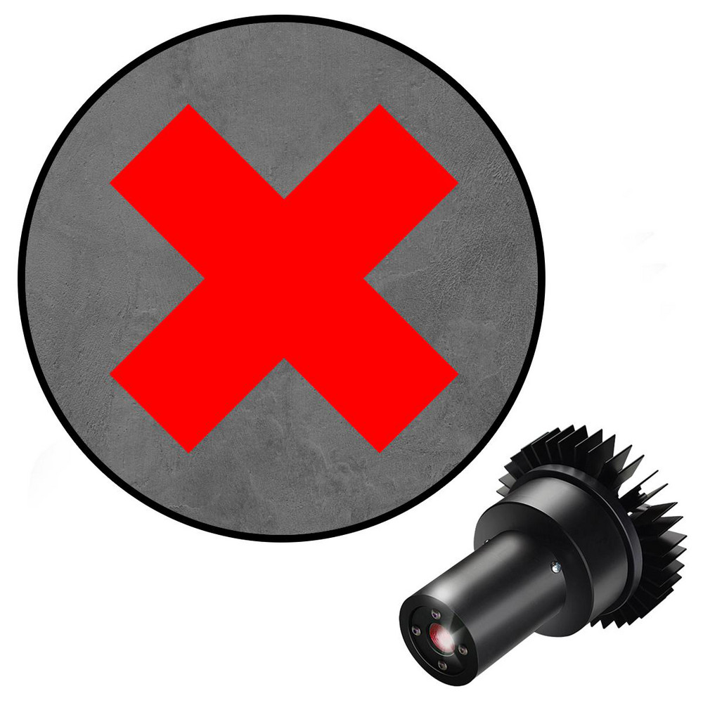 Visual Workplace - LED Line & Shape Projectors: Led Color: Red; Shape ...