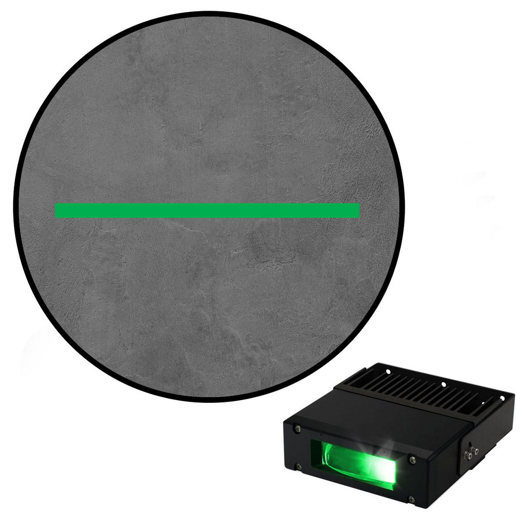 Visual Workplace - LED Line & Shape Projectors: Led Color: Green; Shape ...
