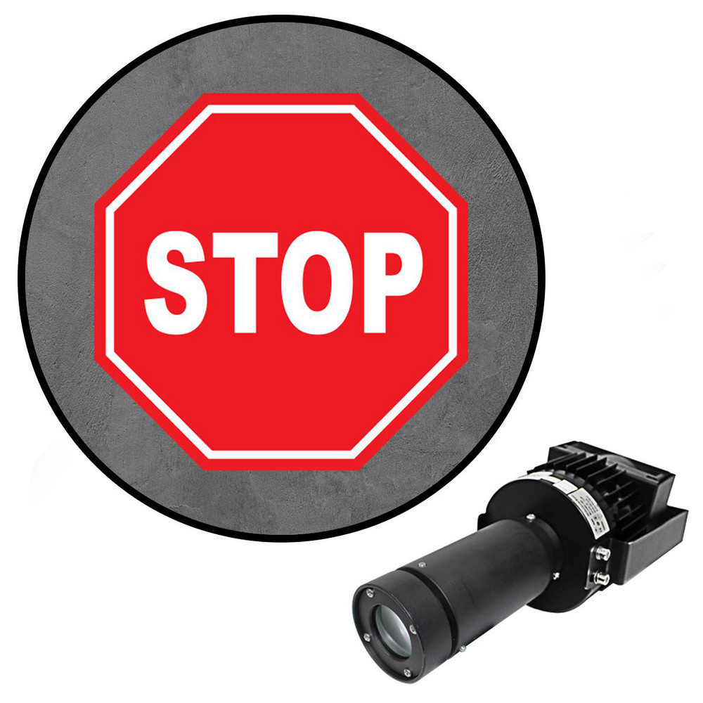 Visual Workplace - LED Sign Projectors: Sign Type: Stop; Legend: STOP ...