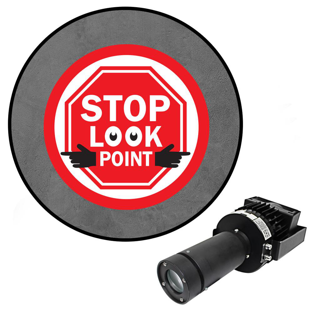 Visual Workplace - LED Sign Projectors: Sign Type: Stop; Legend: STOP ...