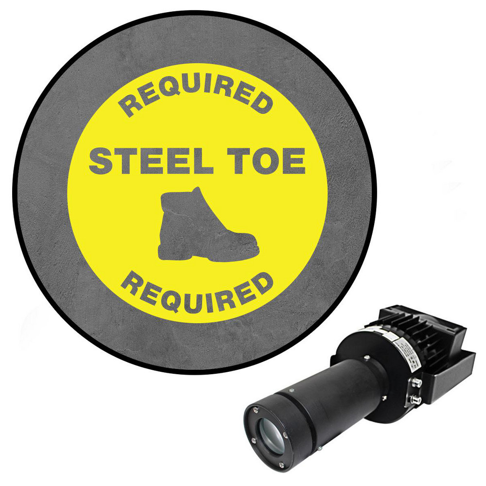 Visual Workplace - LED Sign Projectors: PPE, REQUIRED STEEL TOE, No ...