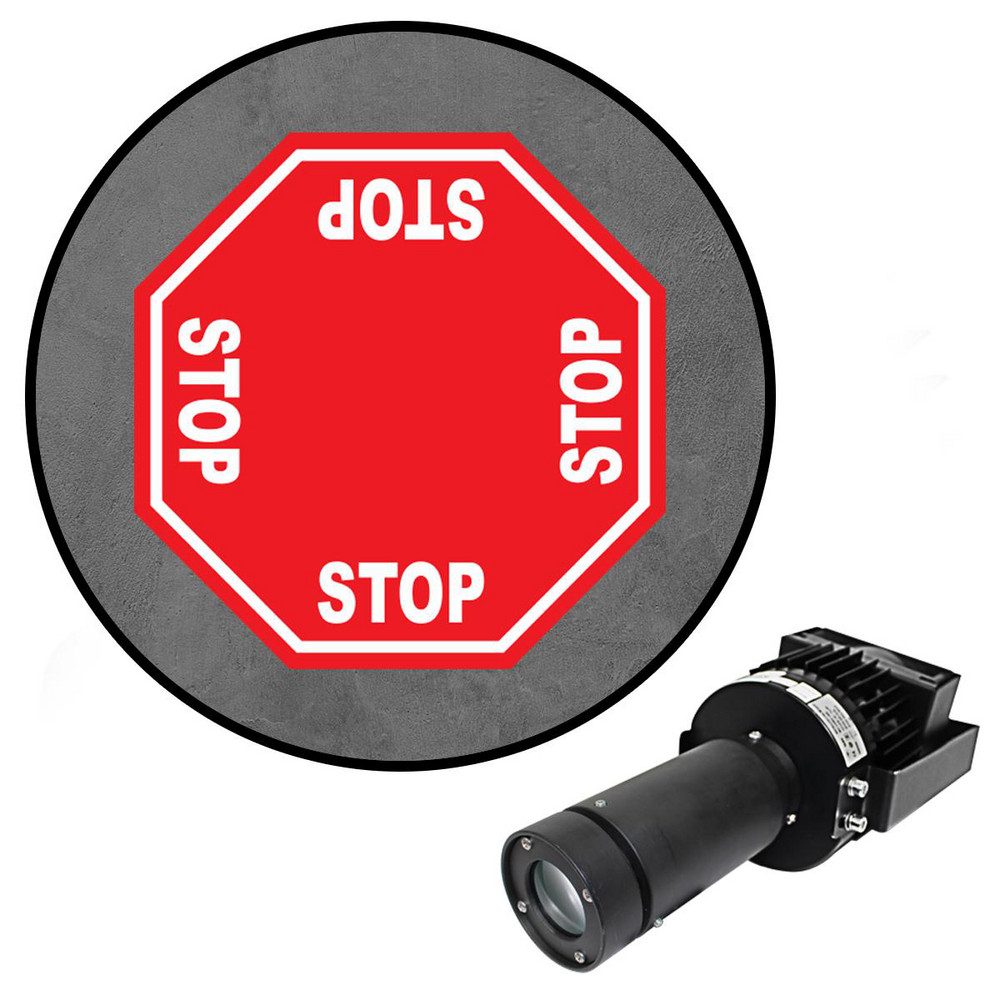 Visual Workplace - LED Sign Projectors: Stop, 4-WAY STOP, No, English ...