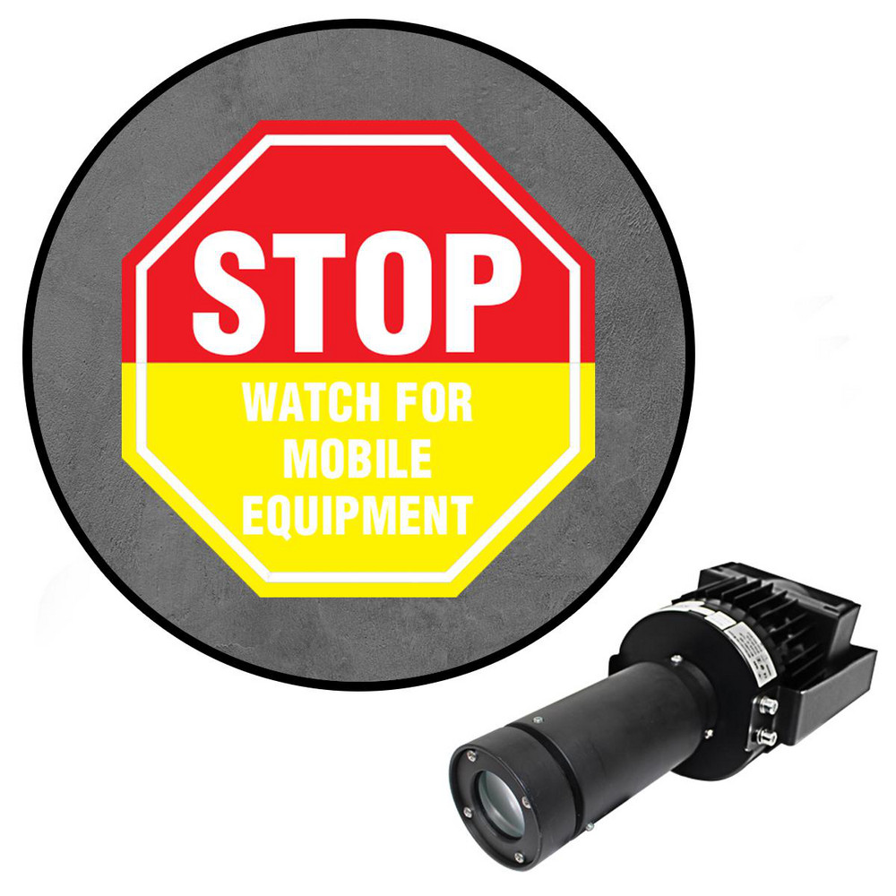 Visual Workplace - LED Sign Projectors: Stop, Hazard Zone, STOP WATCH ...