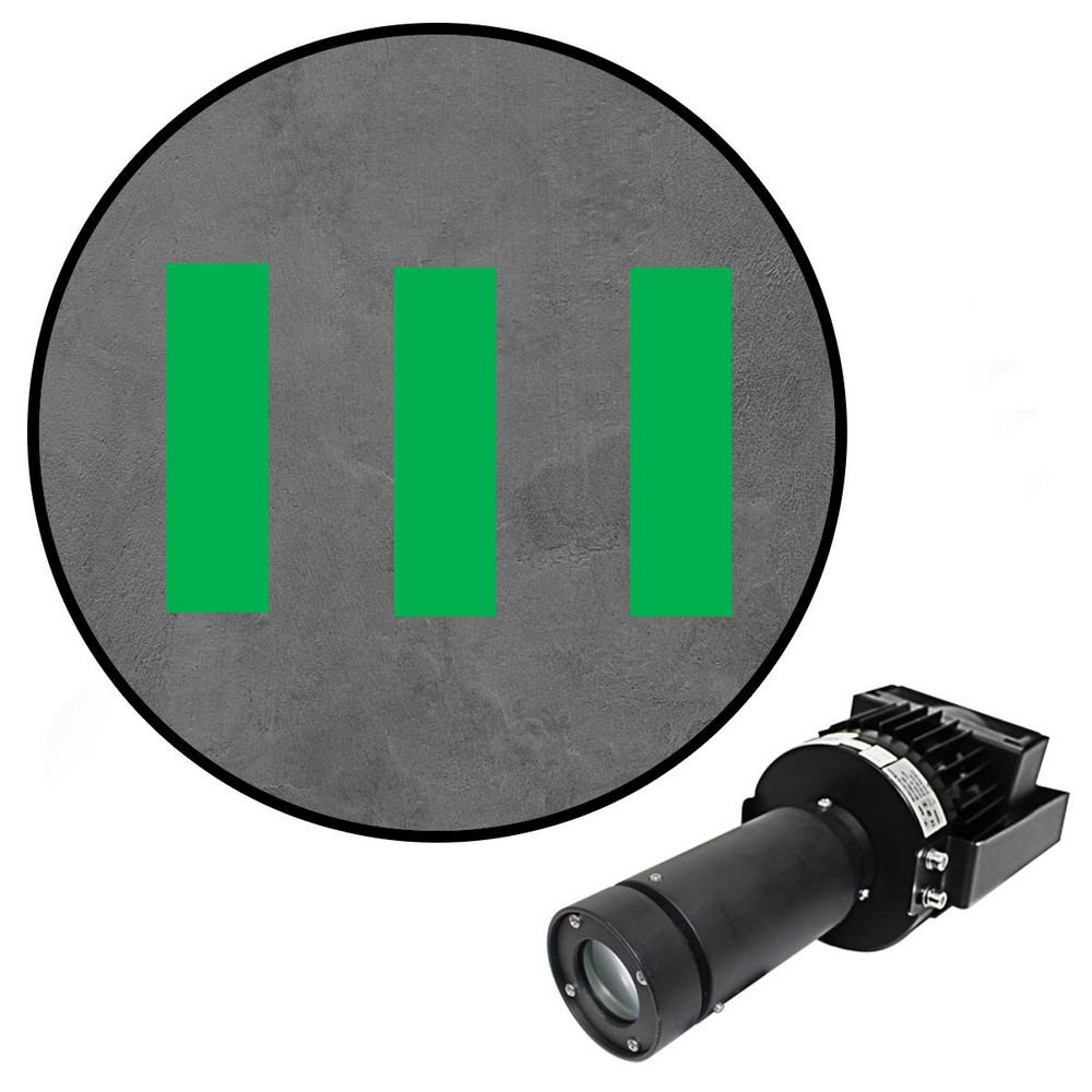 Visual Workplace - LED Line & Shape Projectors: Led Color: Green; Shape ...