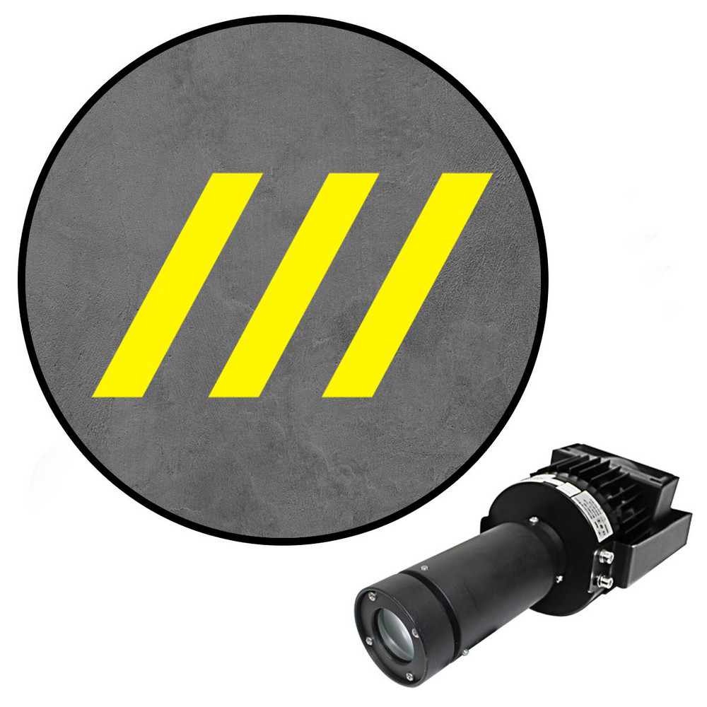 Visual Workplace - LED Line & Shape Projectors: Led Color: Yellow ...