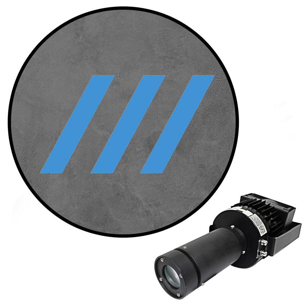 Visual Workplace - LED Line & Shape Projectors: Led Color: Blue; Shape ...