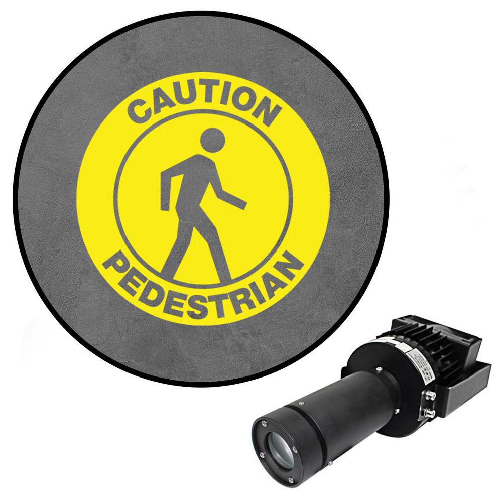 Visual Workplace - LED Sign Projectors: Sign Type: Pedestrian Caution ...