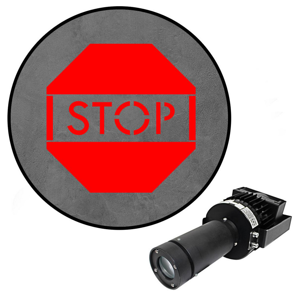 Visual Workplace - LED Line & Shape Projectors: Led Color: Red; Shape ...