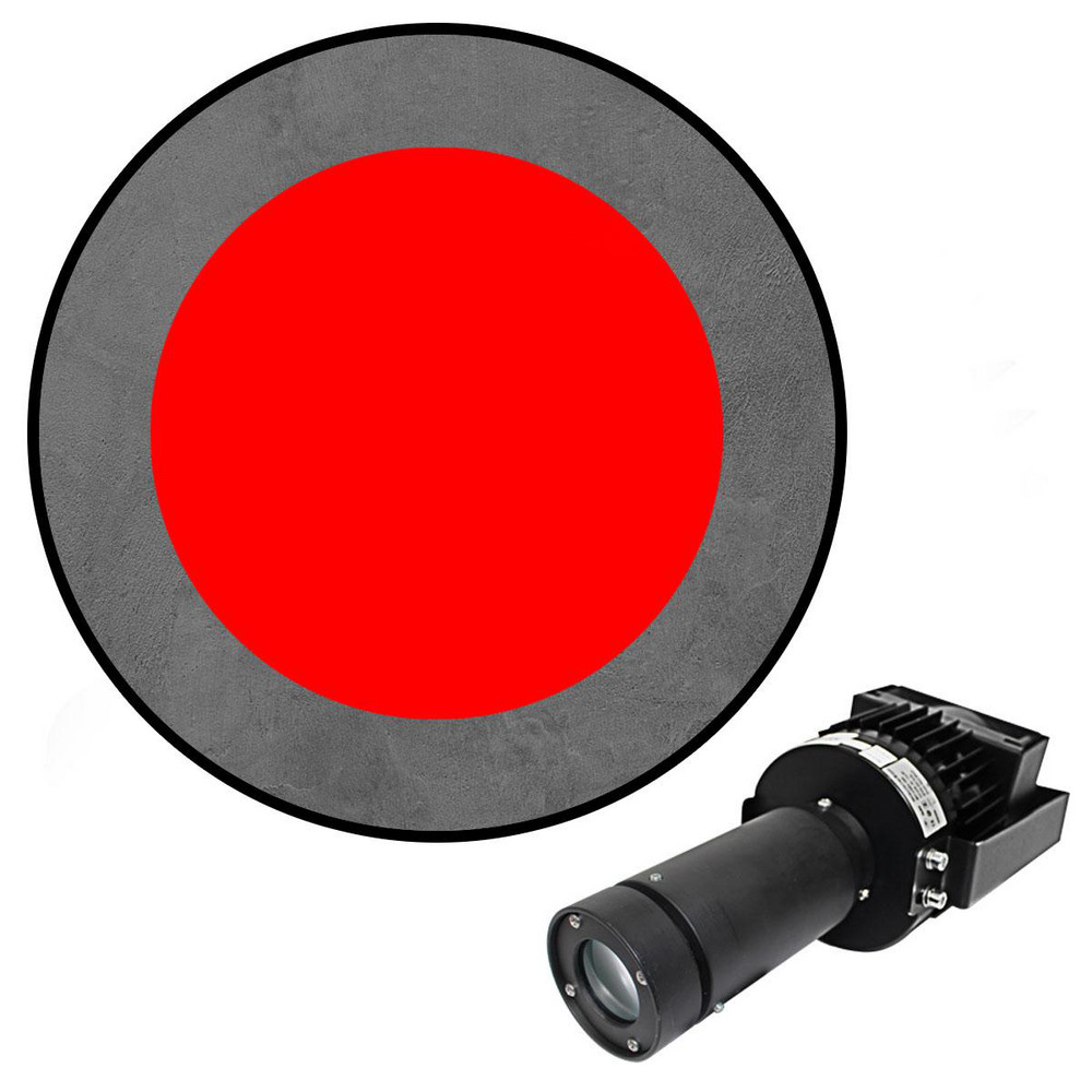 Visual Workplace - LED Line & Shape Projectors: Led Color: Red; Shape ...